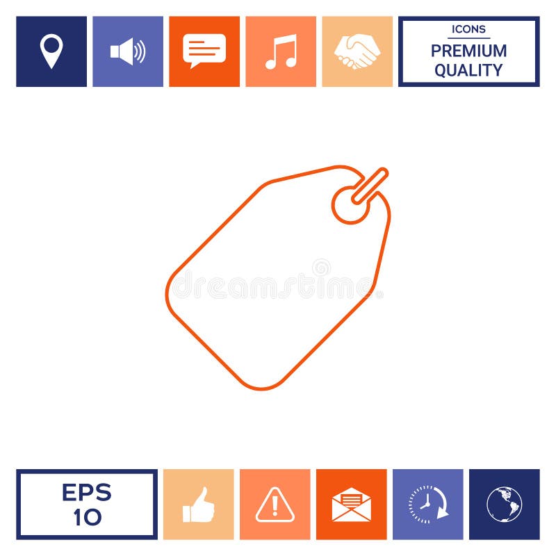 Icono del eslogan ilustración del vector. Ilustración de venta - 116762999