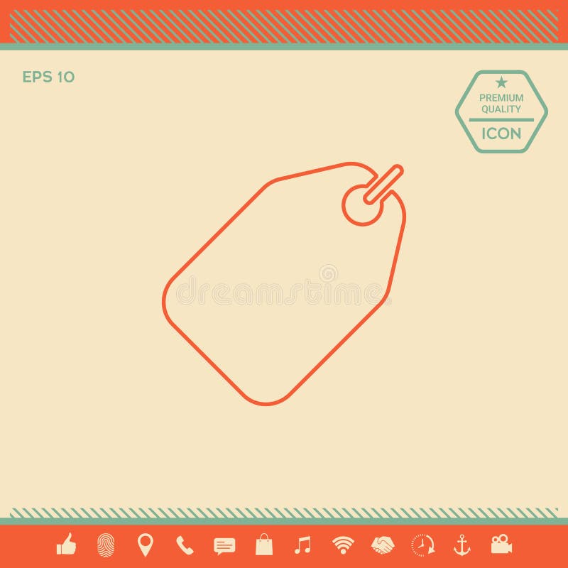 Icono del eslogan ilustración del vector. Ilustración de copia - 119100482