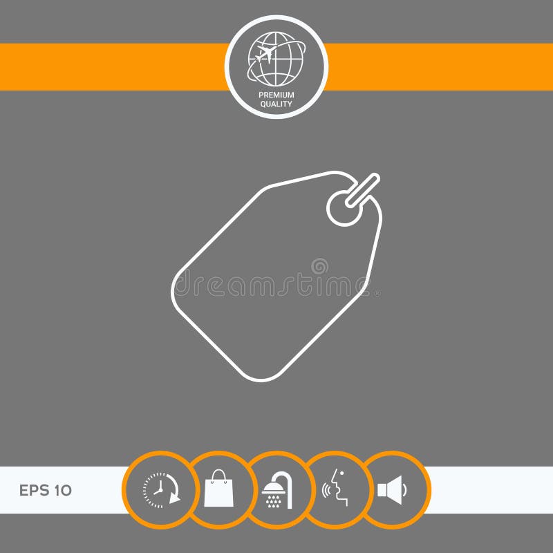 Icono del eslogan ilustración del vector. Ilustración de descuento ...