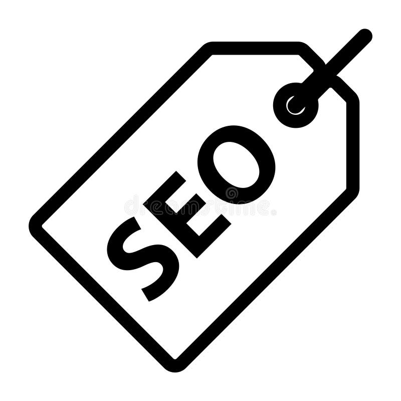 Icono del eslogan de Seo ilustración del vector. Ilustración de ...