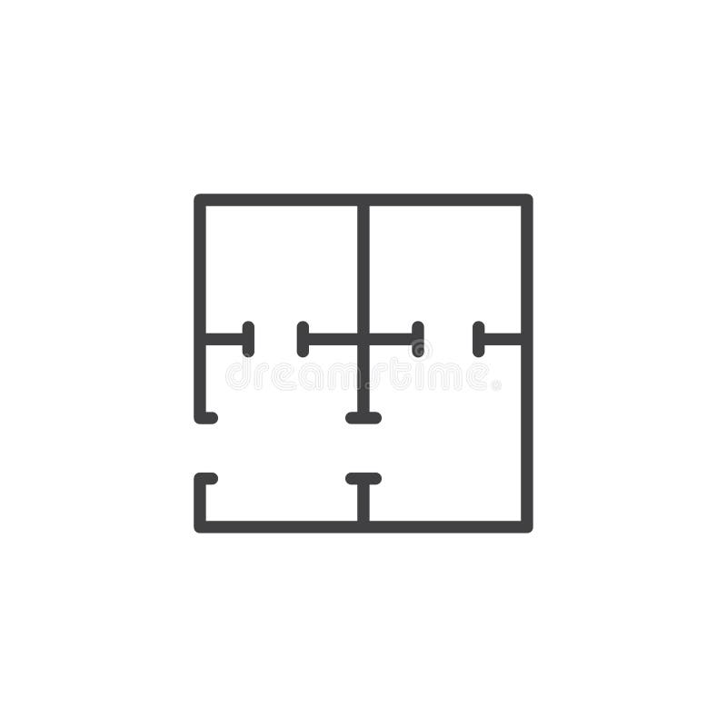 Icono Del Esquema Del Proyecto Del Modelo Ilustración del Vector ...