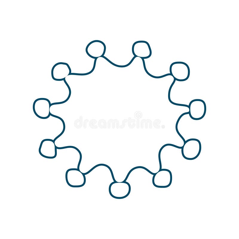 Icono Del Esquema Del Virus Ilustración del Vector - Ilustración de ...