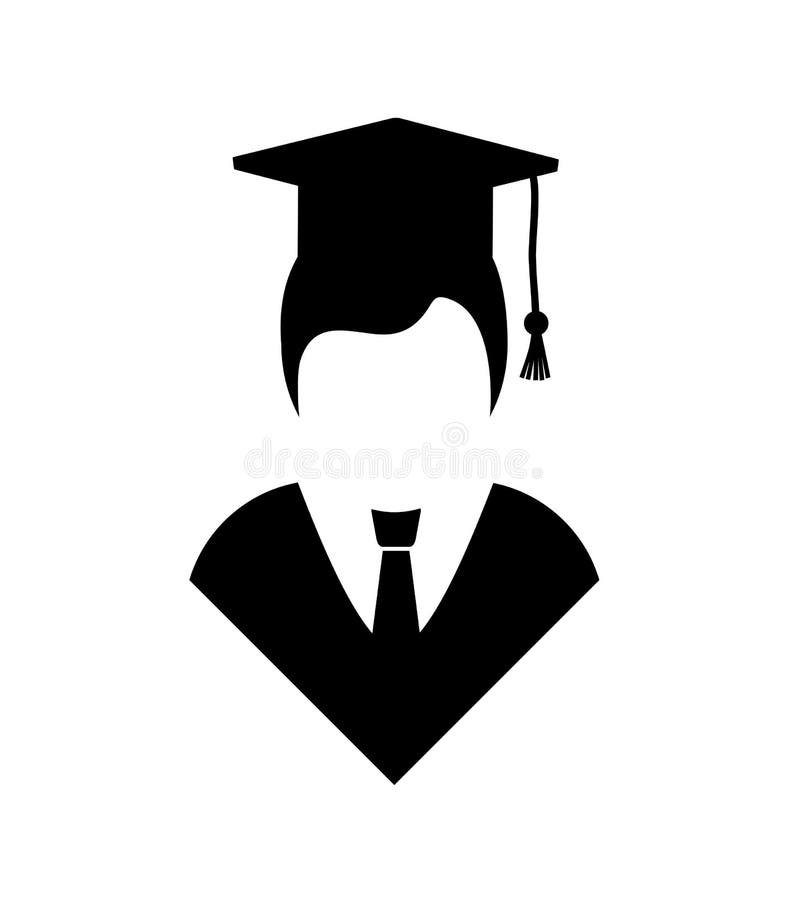 Icono del estudiante ilustración del vector. Ilustración de estudiantes ...