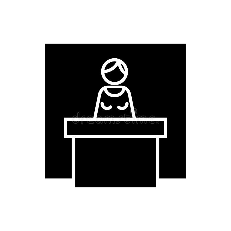 Icono Del Expositor, Ejemplo Del Vector Ilustración del Vector ...