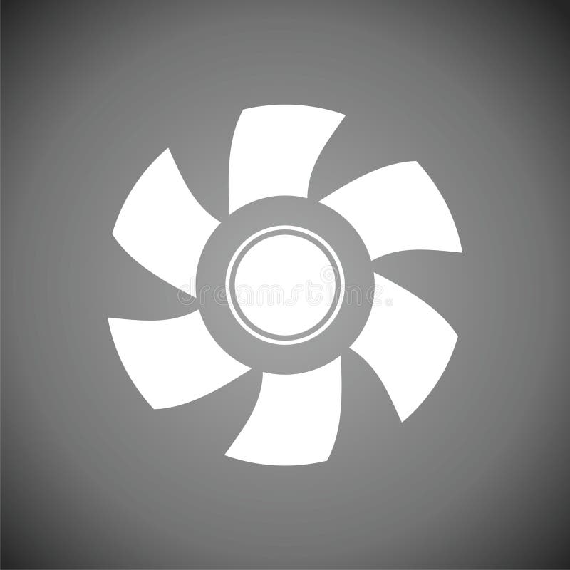 Icono Del Extractor Símbolo Del Ventilador Ilustración del Vector ...