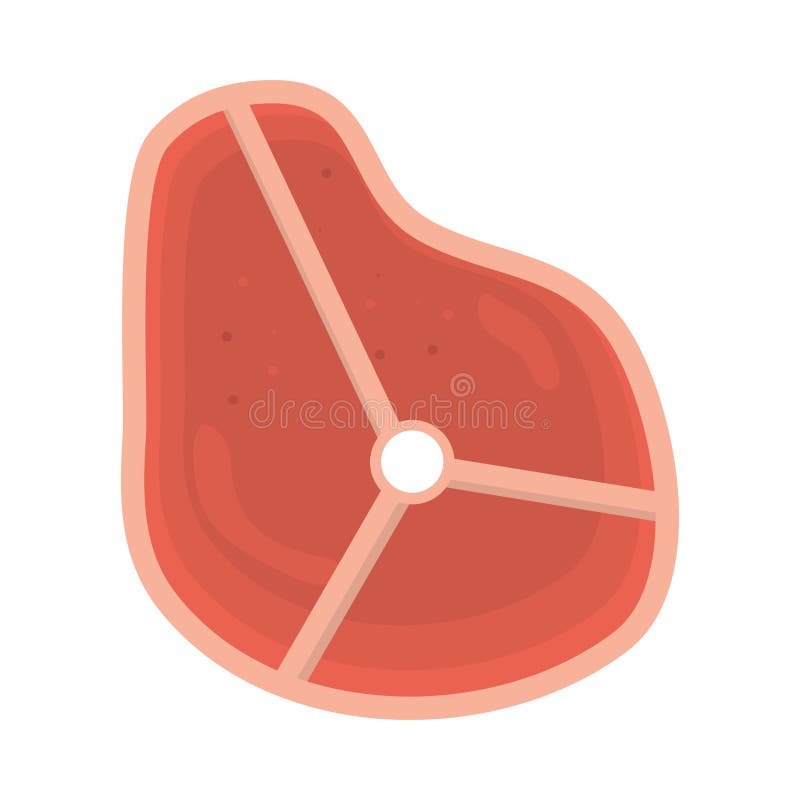 Icono Del Filete De Ternera Stock de ilustración - Ilustración de ...