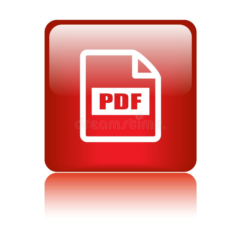 Icono Del Formato Del Archivo PDF Stock de ilustración - Ilustración de ...