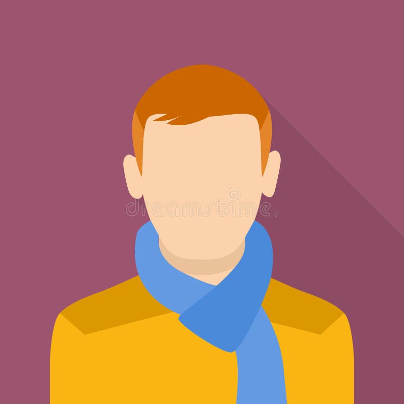 Icono Del Hombre De La Moda, Estilo Plano Stock de ilustración ...