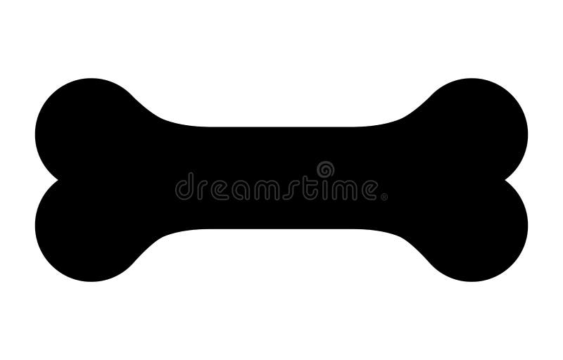 Hueso De Perro. Ejemplo Del Vector Ilustración del Vector - Ilustración ...
