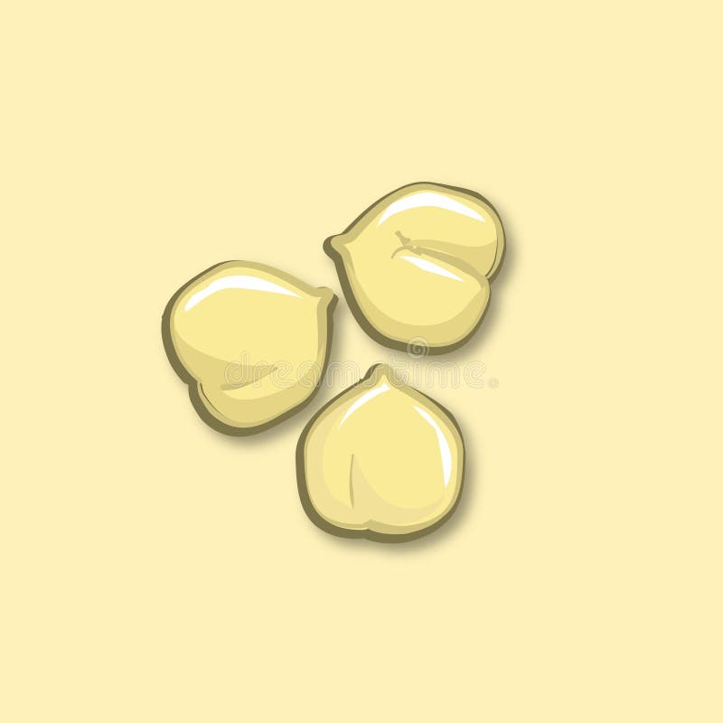 Icono Del Hummus De Los Garbanzos, Ejemplo Del Vector Ilustración del ...