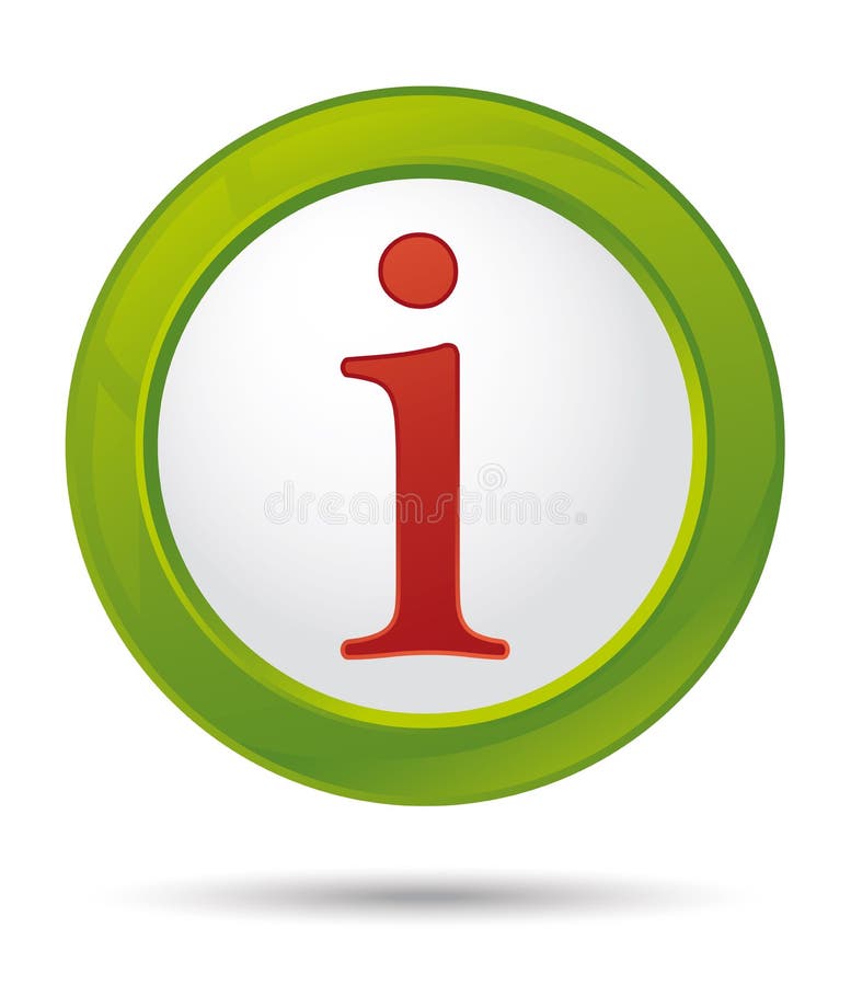 Icono de información ilustración del vector. Ilustración de rojo - 24673617