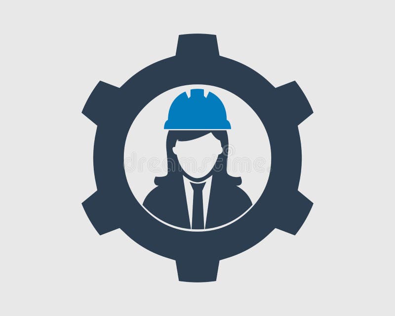 Icono Del Ingeniero Industrial Ilustración del Vector - Ilustración de ...
