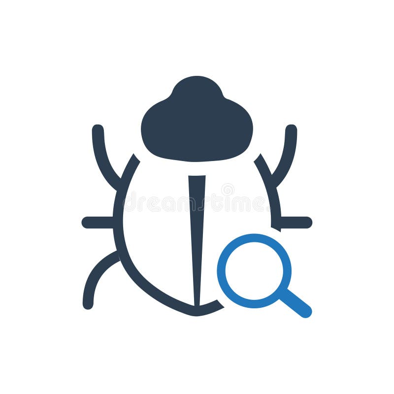 Icono Del Insecto Del Hallazgo Ilustración del Vector - Ilustración de ...