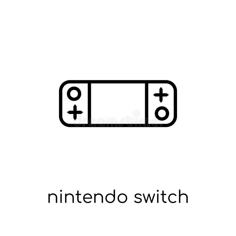 Icono Linear Del Interruptor Concepto Moderno Del Logotipo Del Interruptor Del Esquema En Blanco ...