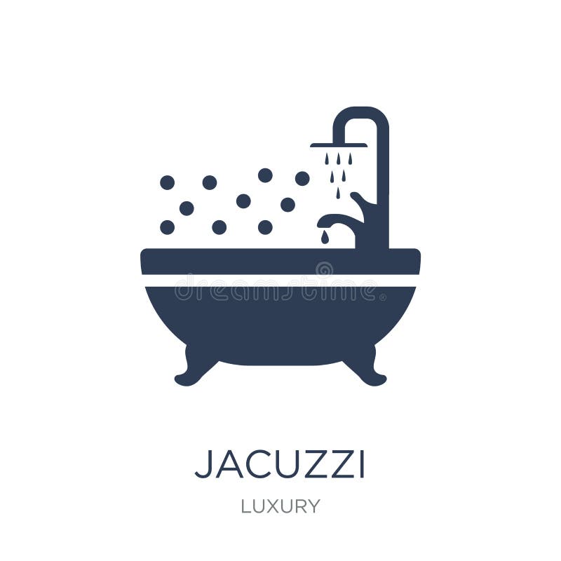 Icono del Jacuzzi ilustración del vector. Ilustración de cubo - 130337752