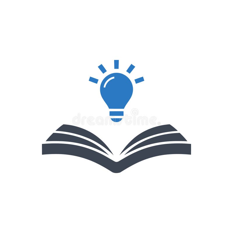 Icono del libro de ideas ilustración del vector. Ilustración de ...