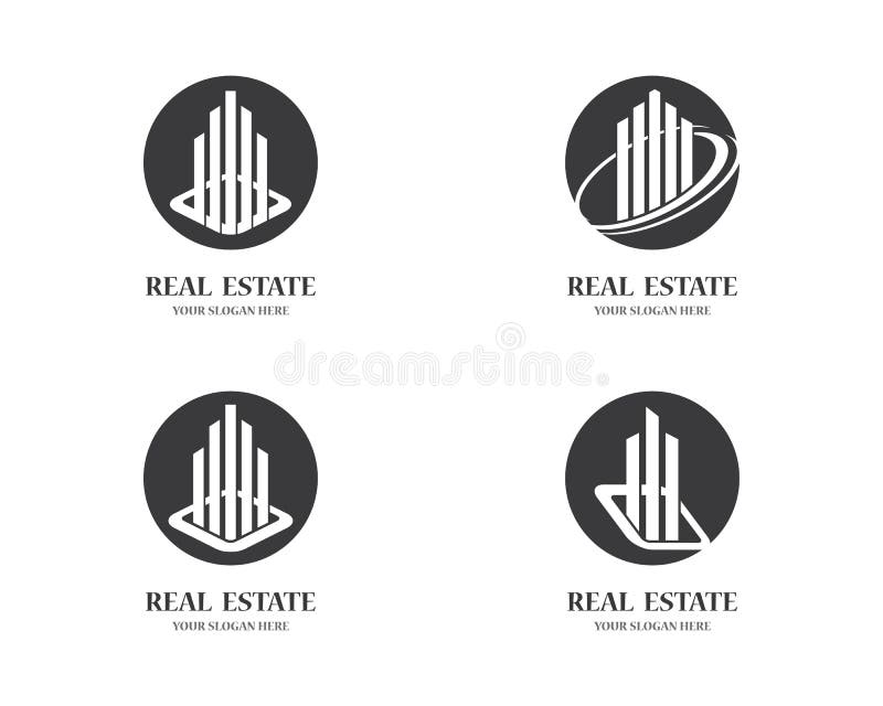 Icono Del Logotipo Inmobiliario Ilustración del Vector - Ilustración de ...