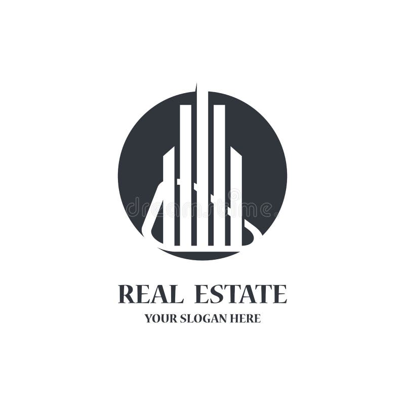 Icono Del Logotipo Inmobiliario Ilustración del Vector - Ilustración de ...