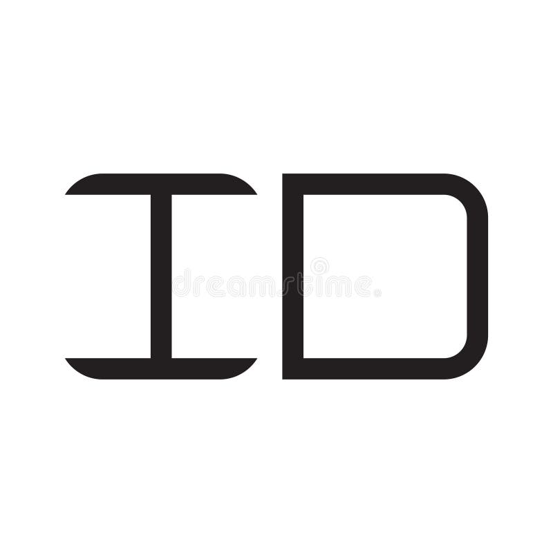 Icono Del Logotipo Del Vector De Letra Inicial Ilustración del Vector ...