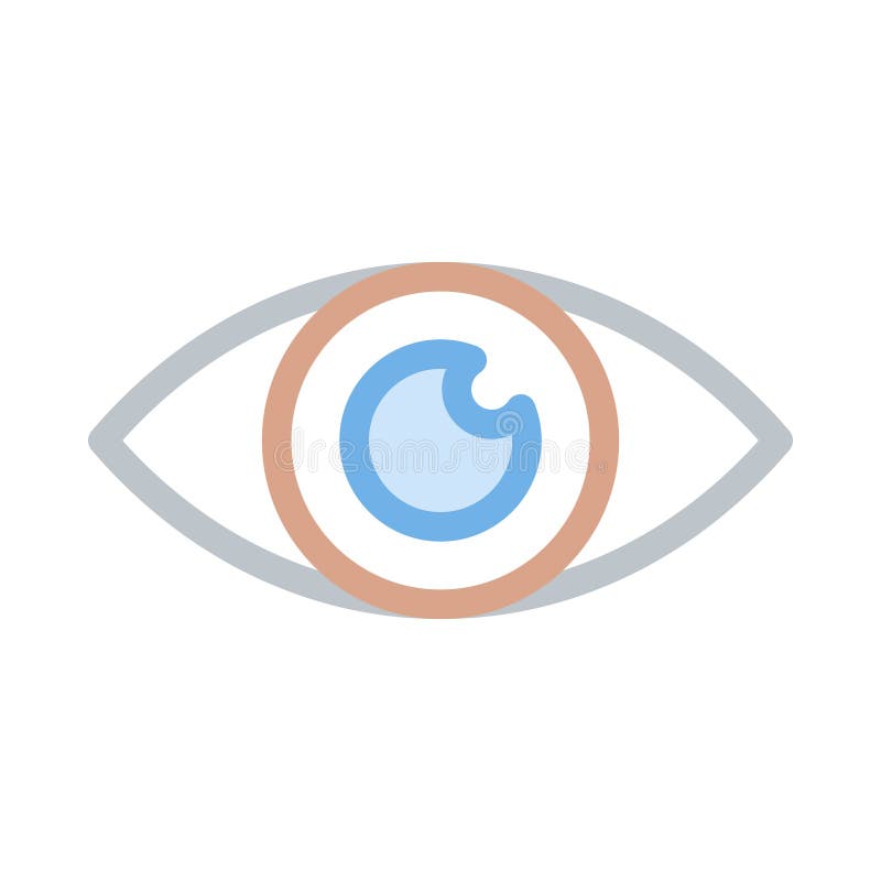 Icono del ojo ilustración del vector. Ilustración de icono - 100493879