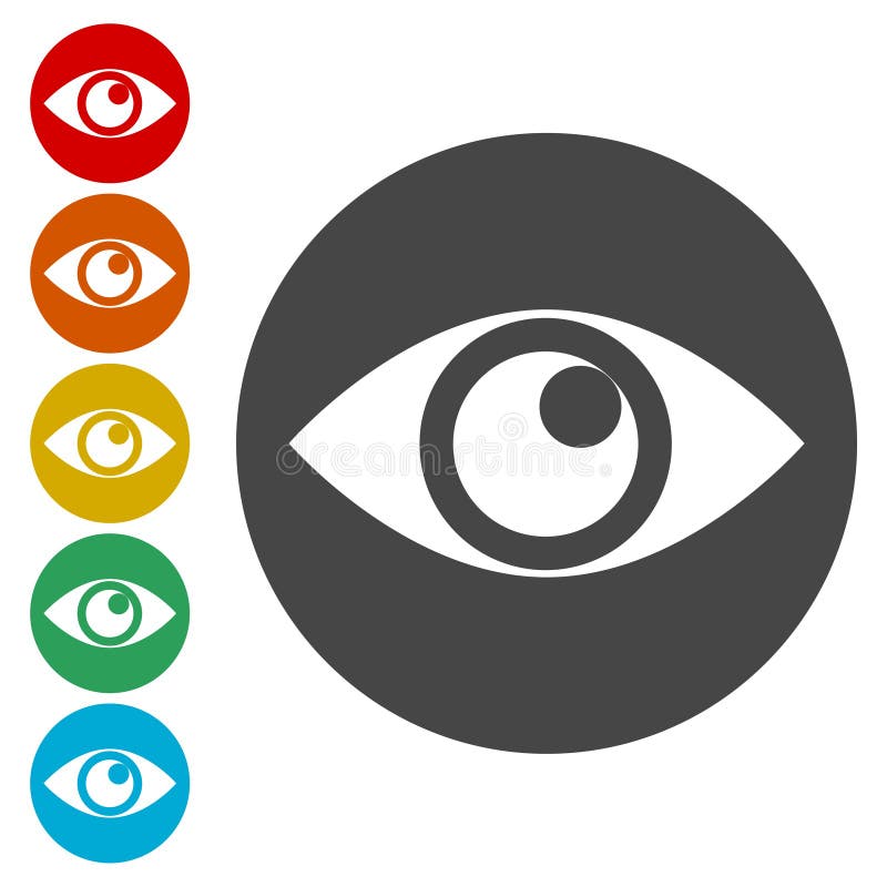 Icono Del Ojo, Icono Eps10 Del Ojo Ilustración del Vector - Ilustración ...