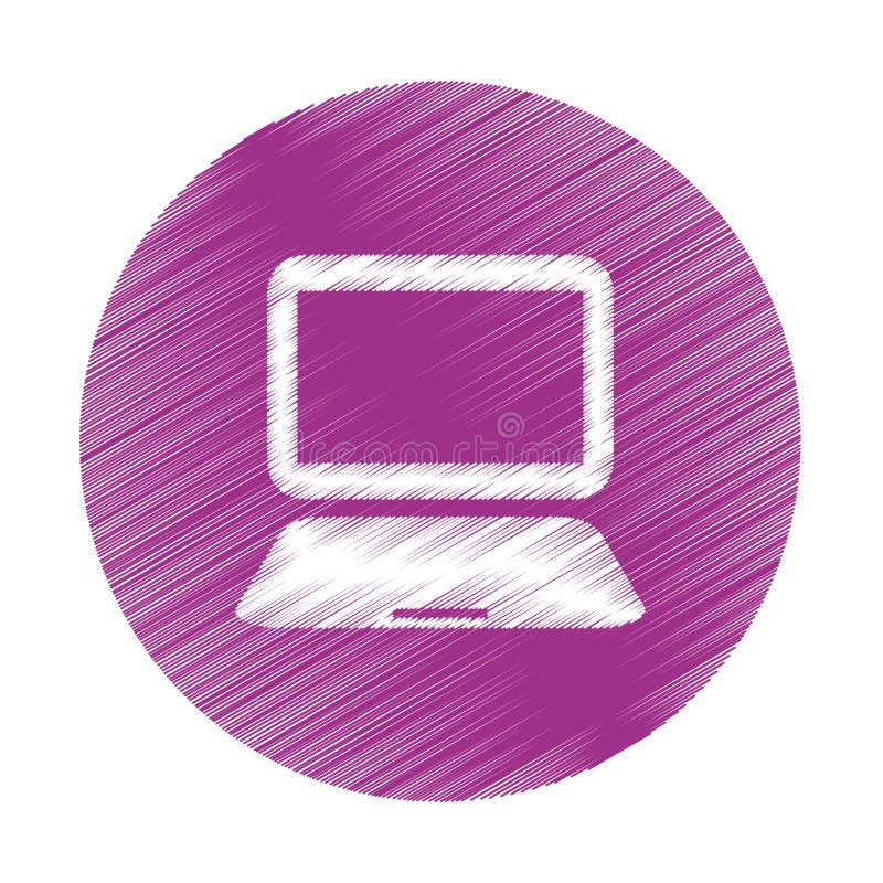 Icono Del Ordenador Portátil Ilustración del Vector - Ilustración de ...
