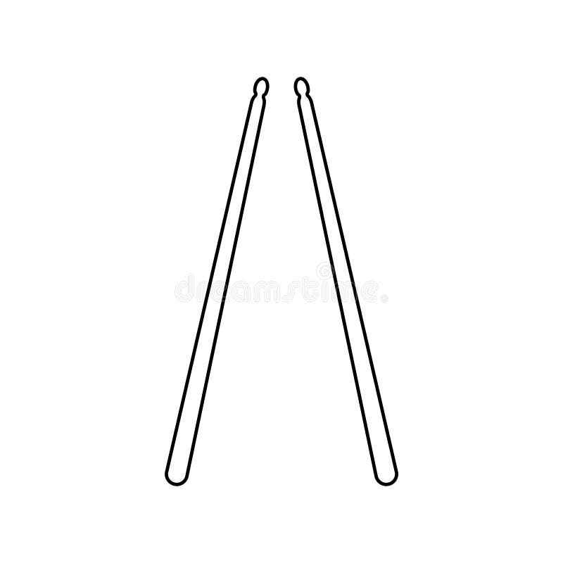 Icono Del Palillo, Ejemplo Del Vector Ilustración del Vector ...