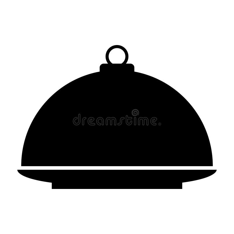 Icono Del Plato De La Comida Ilustración del Vector - Ilustración de ...