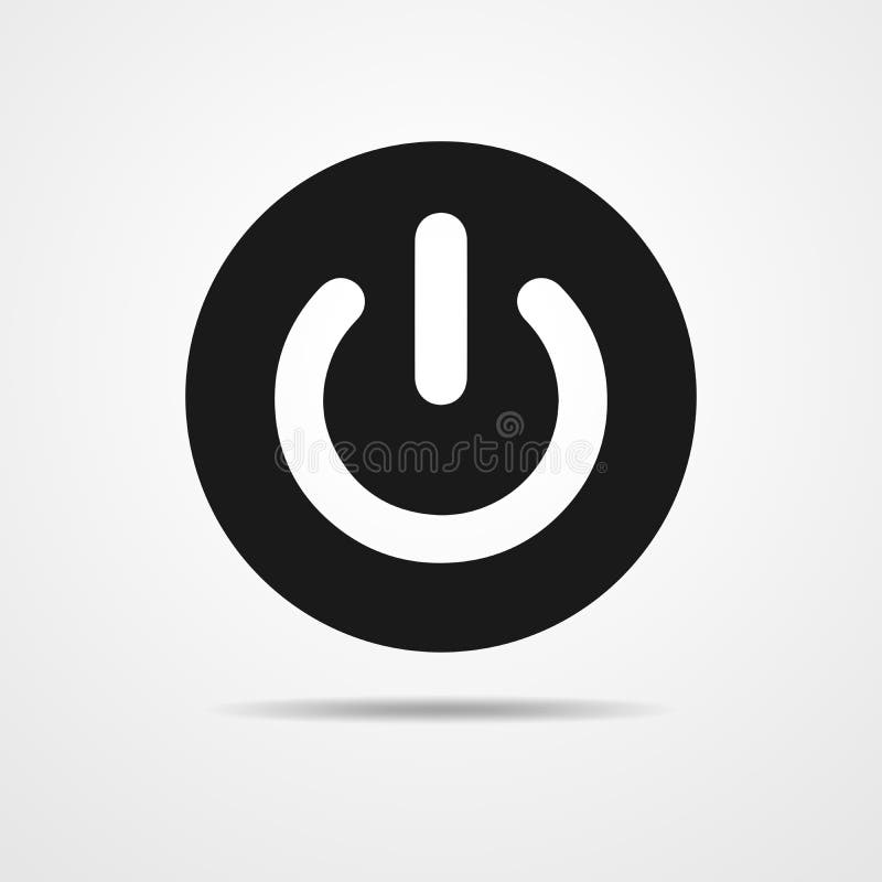 Icono Del Poder Ilustración Del Vector Stock de ilustración ...