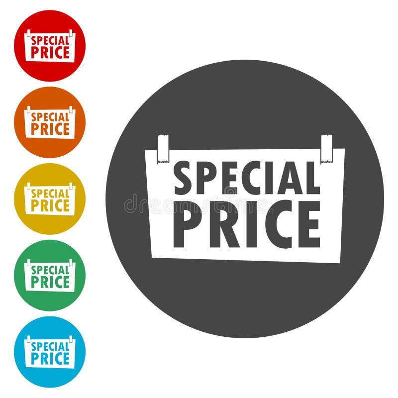 Icono Del Precio Especial, Muestra Del Precio Especial - Ejemplo ...