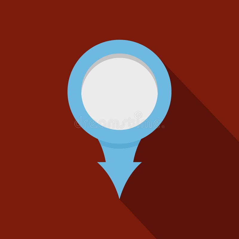 Icono Del Punto, Estilo Plano Stock de ilustración - Ilustración de ...