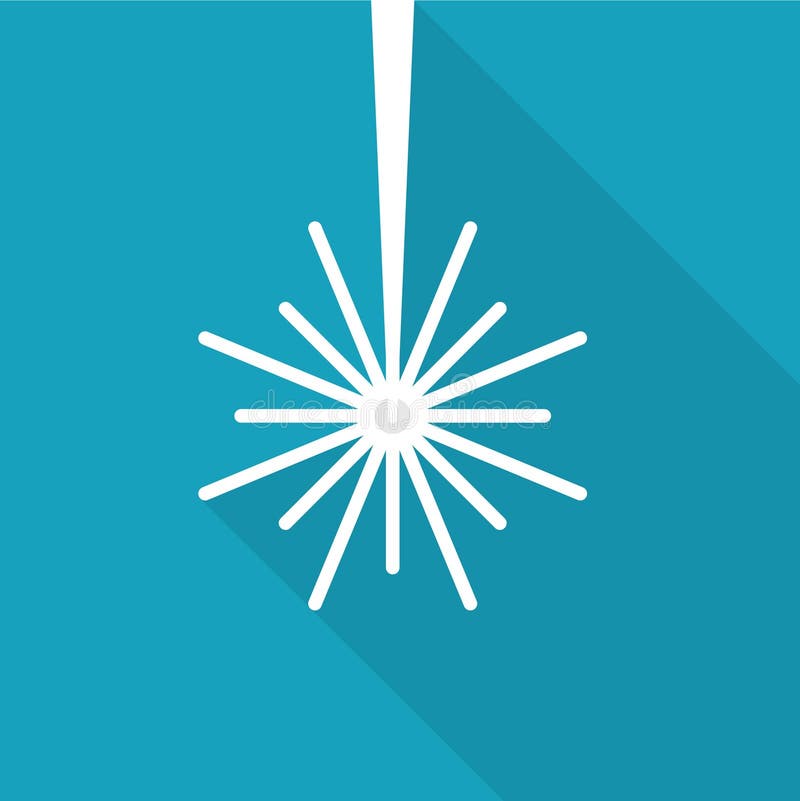 Icono de rayo láser ilustración del vector. Ilustración de pictograma ...