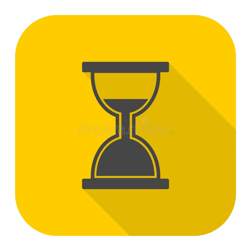 Icono Del Reloj De Arena De La Arena Ilustración del Vector ...