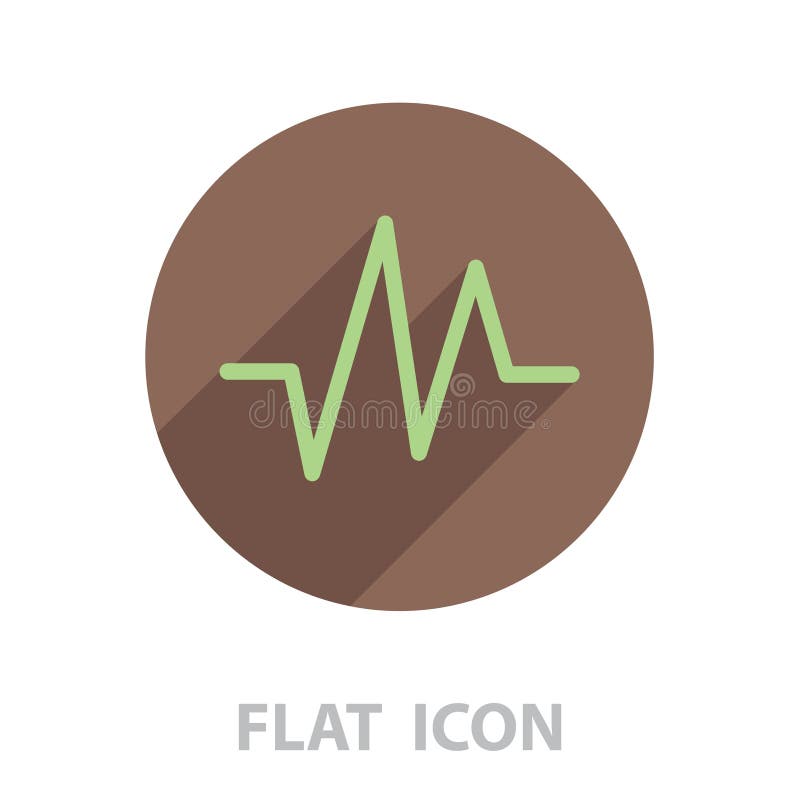 Icono del ritmo card?aco ilustración del vector. Ilustración de sano ...