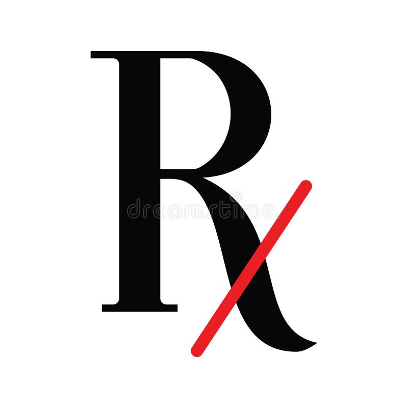Icono del rx del vector ilustración del vector. Ilustración de texto ...