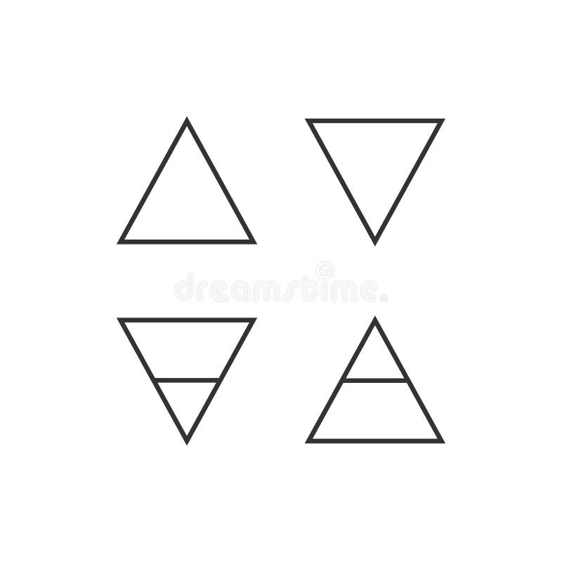 Símbolo De Cuatro Elementos Ejemplo Del Vector, Dise?o Plano Stock de ...