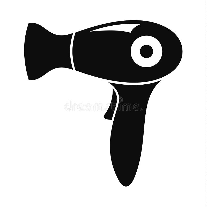 Icono Del Secador De La Moda, Estilo Simple Ilustración del Vector ...
