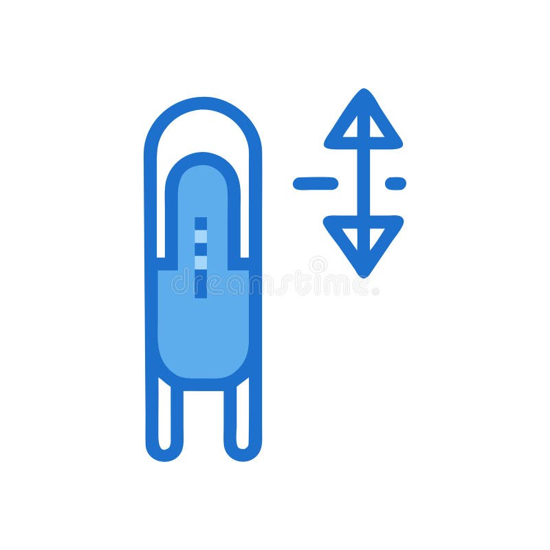 Icono Del Sensor De Temperatura Elegante Ilustración del Vector ...