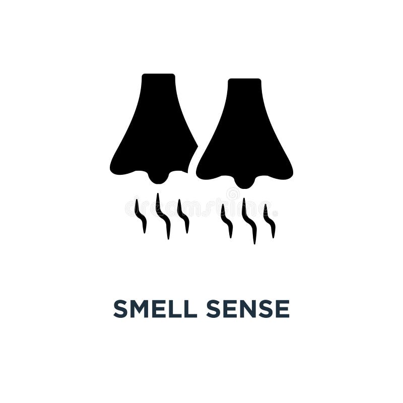 Icono Del Sentido Del Olor Ejemplo Simple Del Elemento Conce Del ...