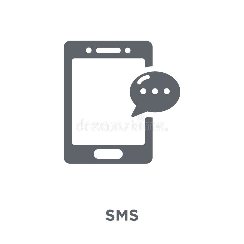 Icono Del SMS De La Colección De La Comunicación Ilustración del Vector ...