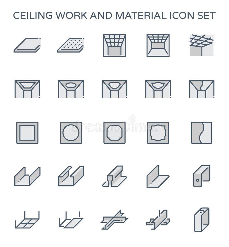 Icono Del Trabajo Del Techo Ilustración del Vector - Ilustración de ...