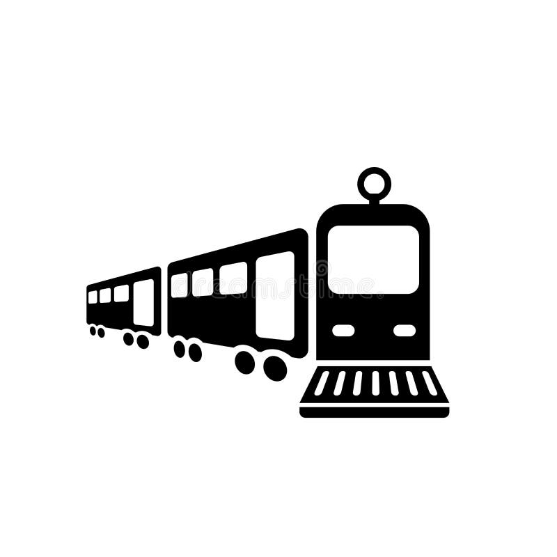 Icono del tren ilustración del vector. Ilustración de industria - 131173286