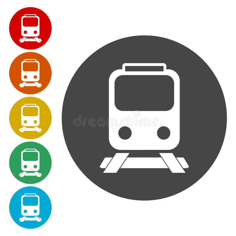 Icono del tren ilustración del vector. Ilustración de icono - 138090590