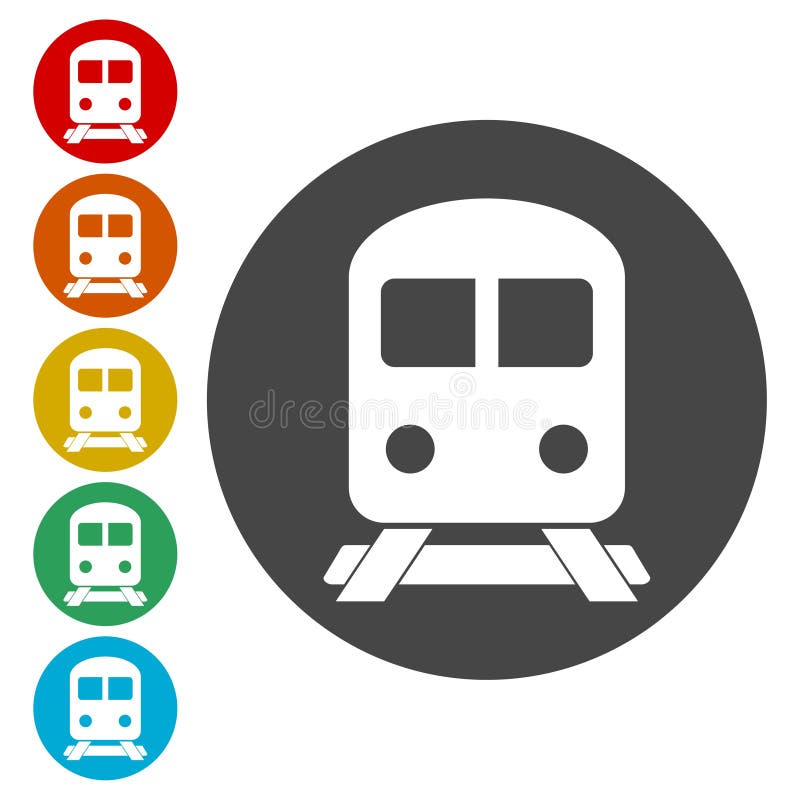 Icono del tren ilustración del vector. Ilustración de icono - 138090590
