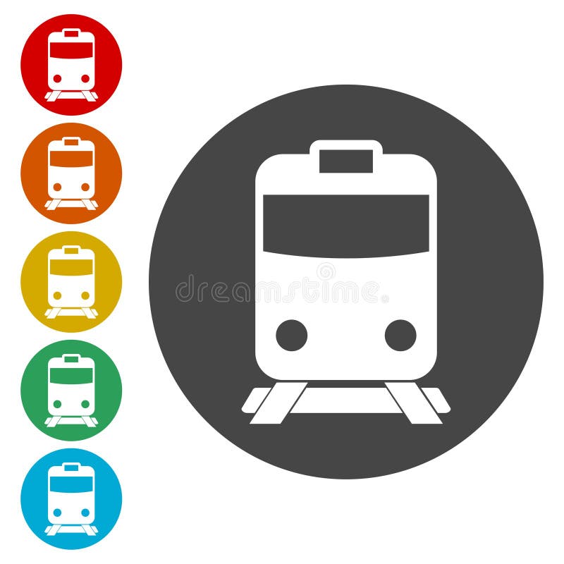 Vector del icono del tren ilustración del vector. Ilustración de ...