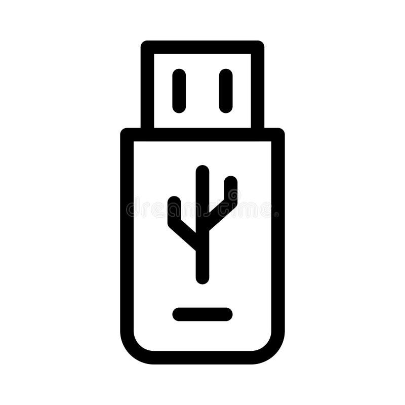 Icono del Usb stock de ilustración. Ilustración de negocios - 101038170