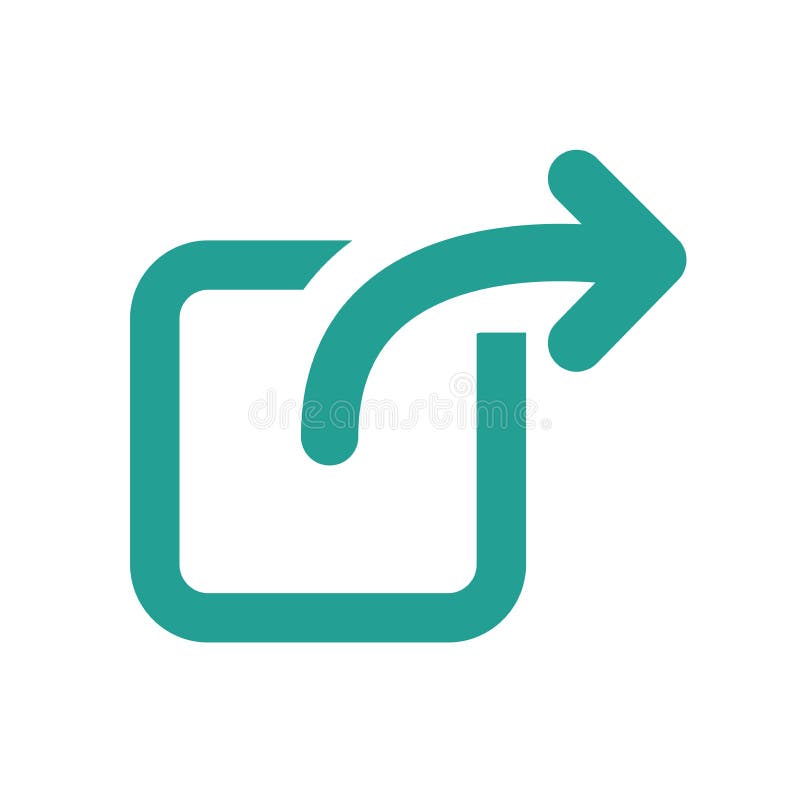 Icono del vínculo externo ilustración del vector. Ilustración de ...