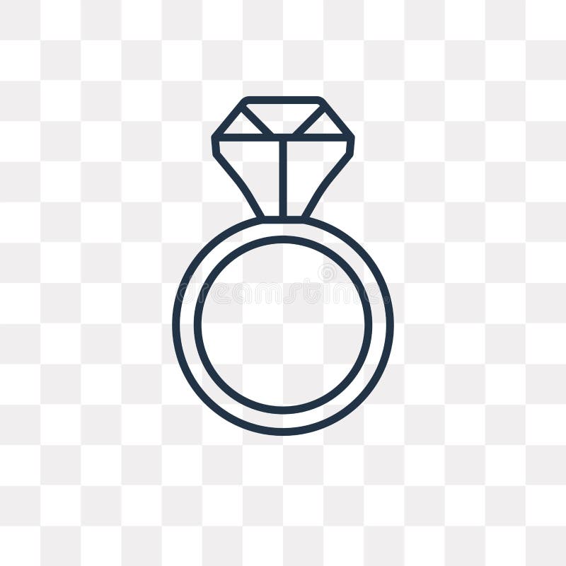 Icono Del Vector Del Anillo Aislado En El Fondo Transparente, Anillo ...