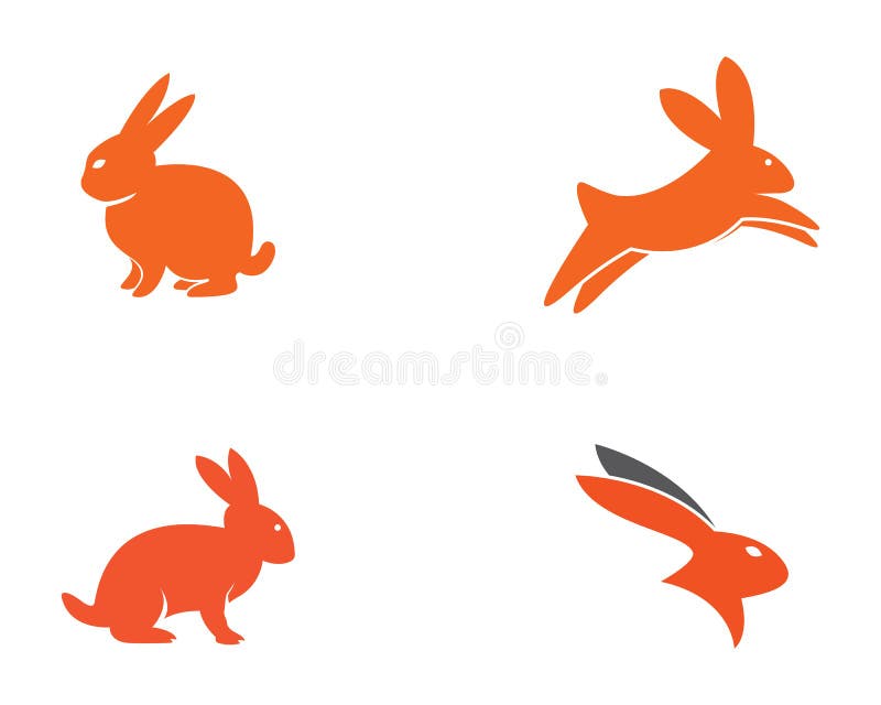 Icono Del Vector Del Conejo Ilustración del Vector - Ilustración de ...