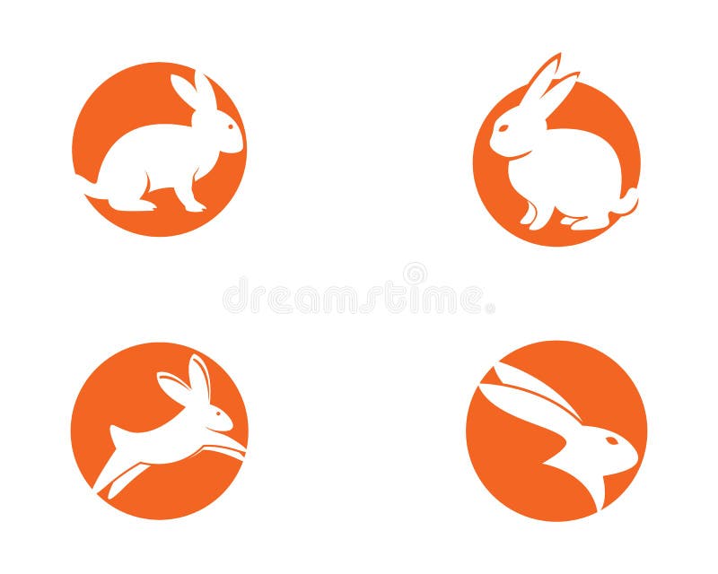 Icono Del Vector Del Conejo Ilustración del Vector - Ilustración de ...